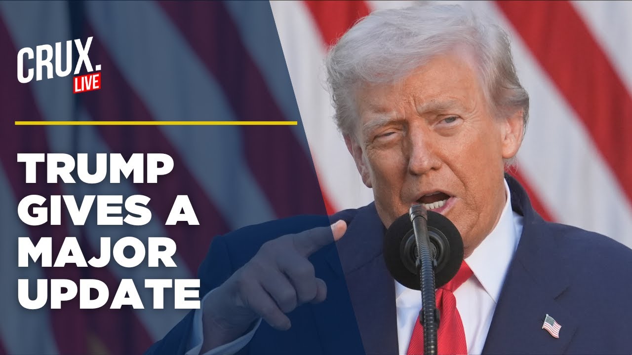 Donald Trump LIVE | President Makes Major Announcement | White House ...
