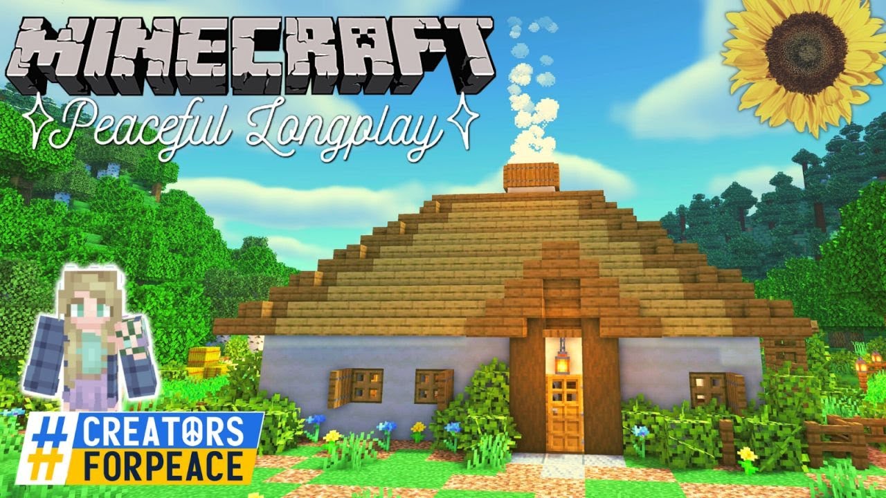 Traditional Style Ukrainian House - Minecraft Peaceful Longplay (No ...