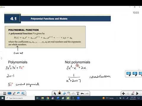 Notes 4.1 Polynomial Functions and Models - YouTube