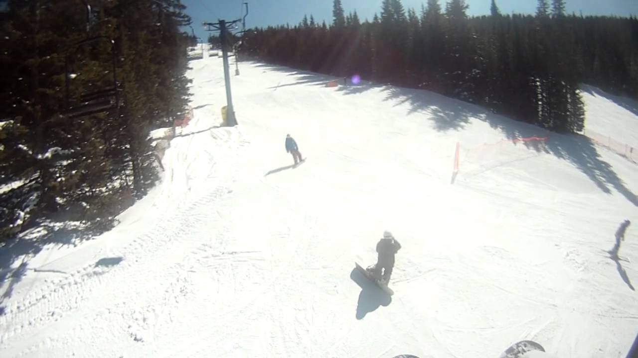 Ski Santa Fe New Mexico 3 (Bone Yard Terrain Park): Snowboarding - YouTube