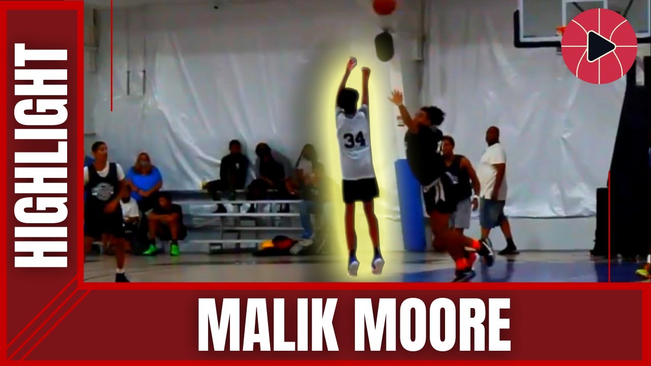 Malik Moore 34 - 5'10 G Class of 2023 NY Recruiting Event - YouTube