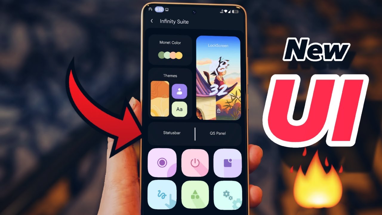 Finally New UI in a CUSTOM ROM 😍 ft. Project Infinity X - YouTube
