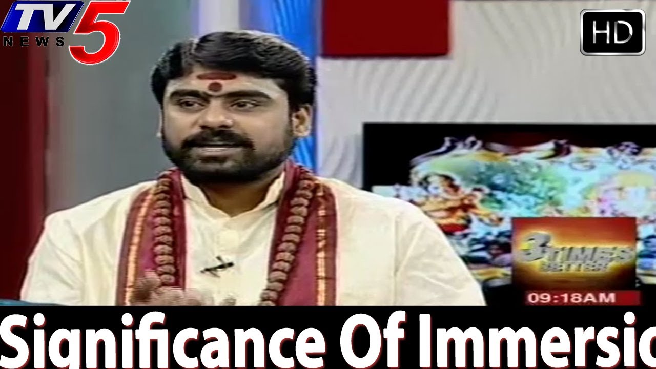 Astrologer Sri Rama Sharma On Significance Of Ganesh Immersion - TV5 ...