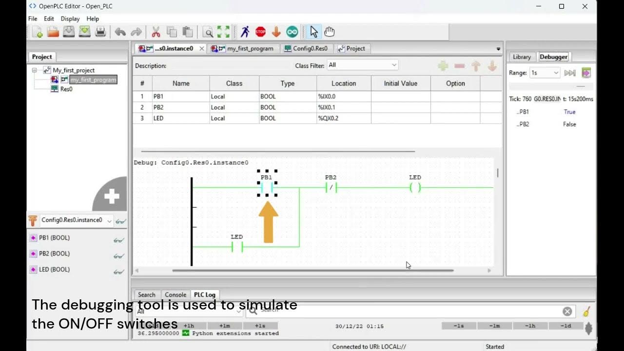 OpenPLC Debugging Simulation - YouTube OpenPLC Debugging Simulation - YouTube