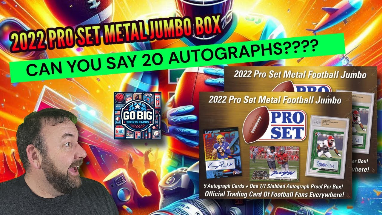 Pro Set Metal Jumbo Boxes: Huge1 of 1 pull! Let's Rip! - YouTube