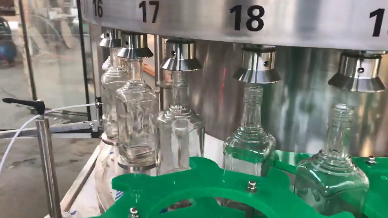 Automatic Rotary Filling Machine, 18 Heads Filling Machine, High-Speed ...