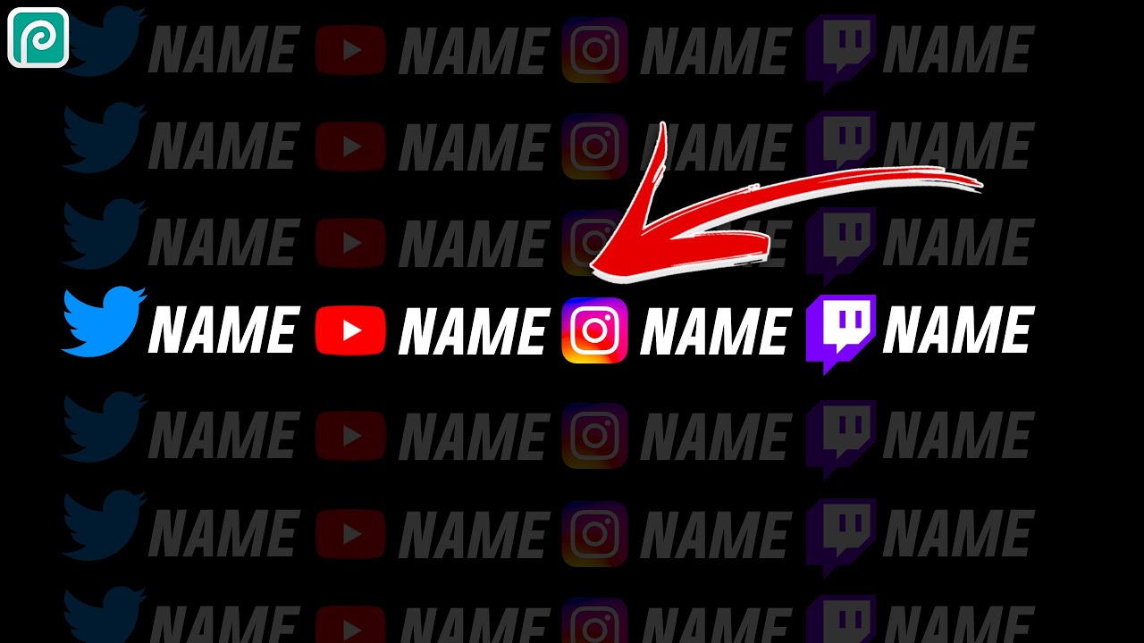How To Make The BEST SOCIAL OVERLAY on Photopea (Tutorial + PSD) - YouTube