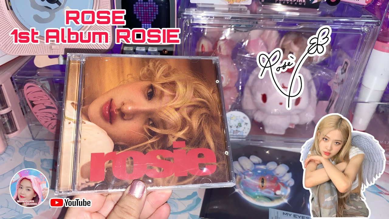 ROSE ROSIE 1st Album Unboxing Jewel Case Version Blackpink - YouTube