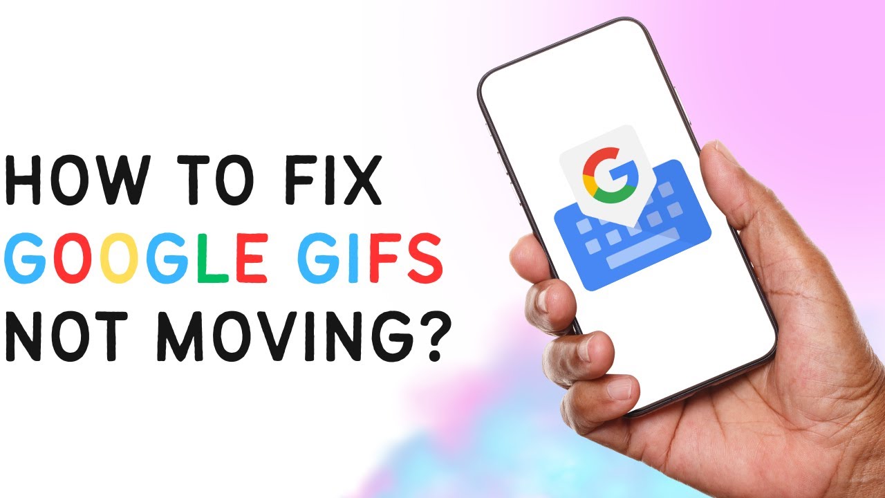 How To Fix Google Gifs Not Moving - YouTube