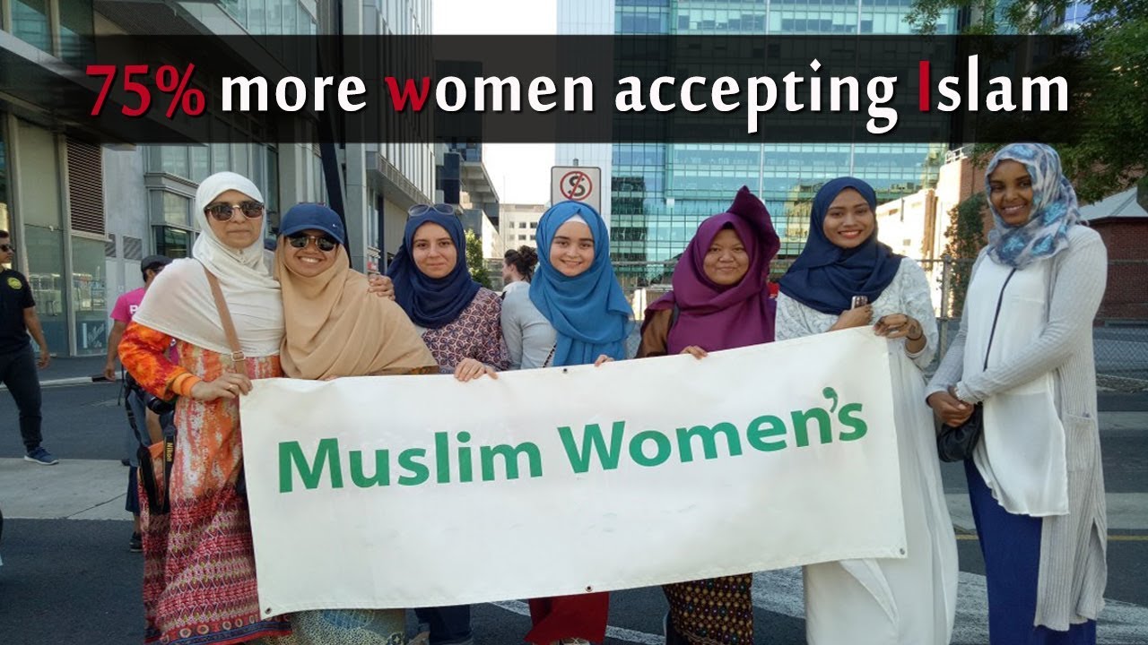 75% of converts to Islam are women!! - YouTube