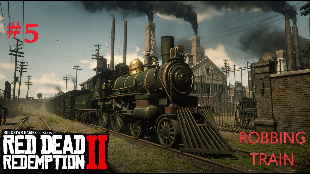 Red Dead Redemption 2 Robbing Train ''mission #5'' - YouTube