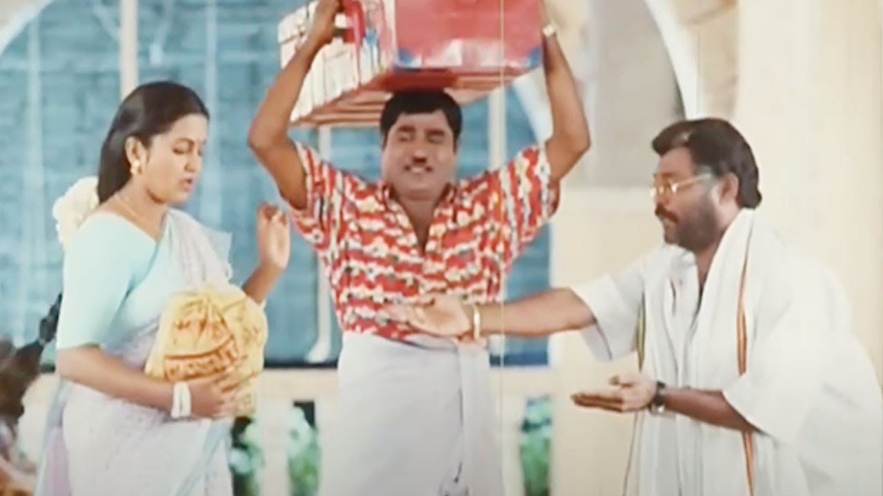 வீட்டுல வந்து ஏதாவது கலாட்டா பண்ணீங்கன்னா இந்த மஞ்சப்பை எடுத்துட்டு ...