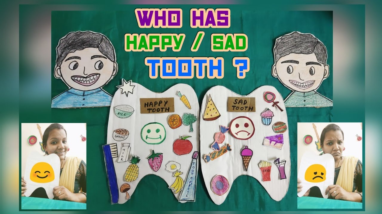 Happy Tooth😁 Sad Tooth🤐 - Story About Eating Healthy Food For Kids # ...