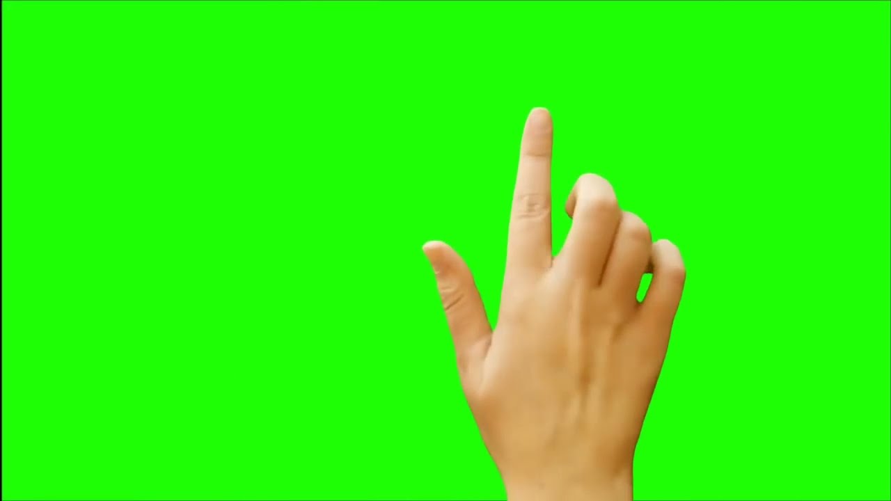 green screen hand animation - YouTube