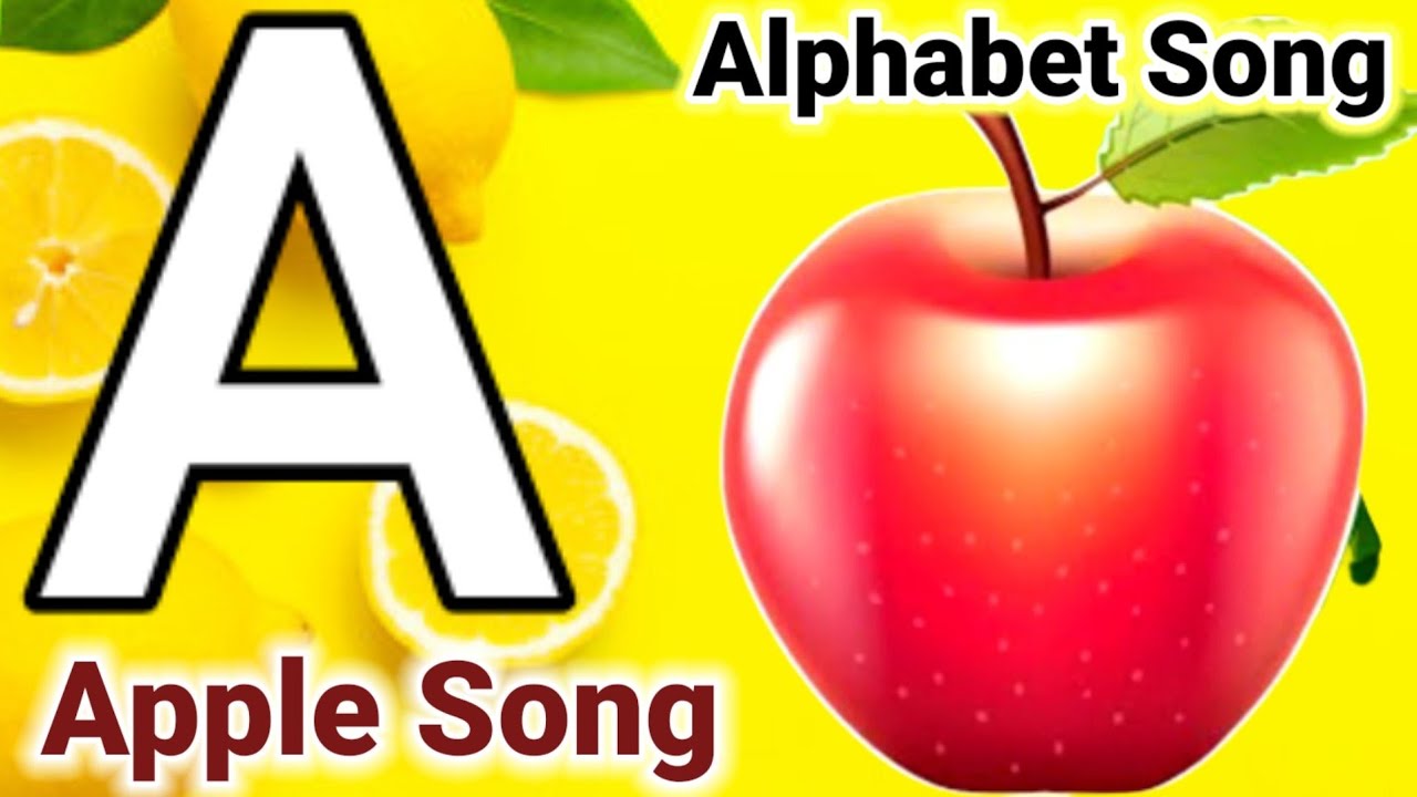 abcd, abcde, abcd song, abcdefg, a for apple, apple rhymes, phonics ...