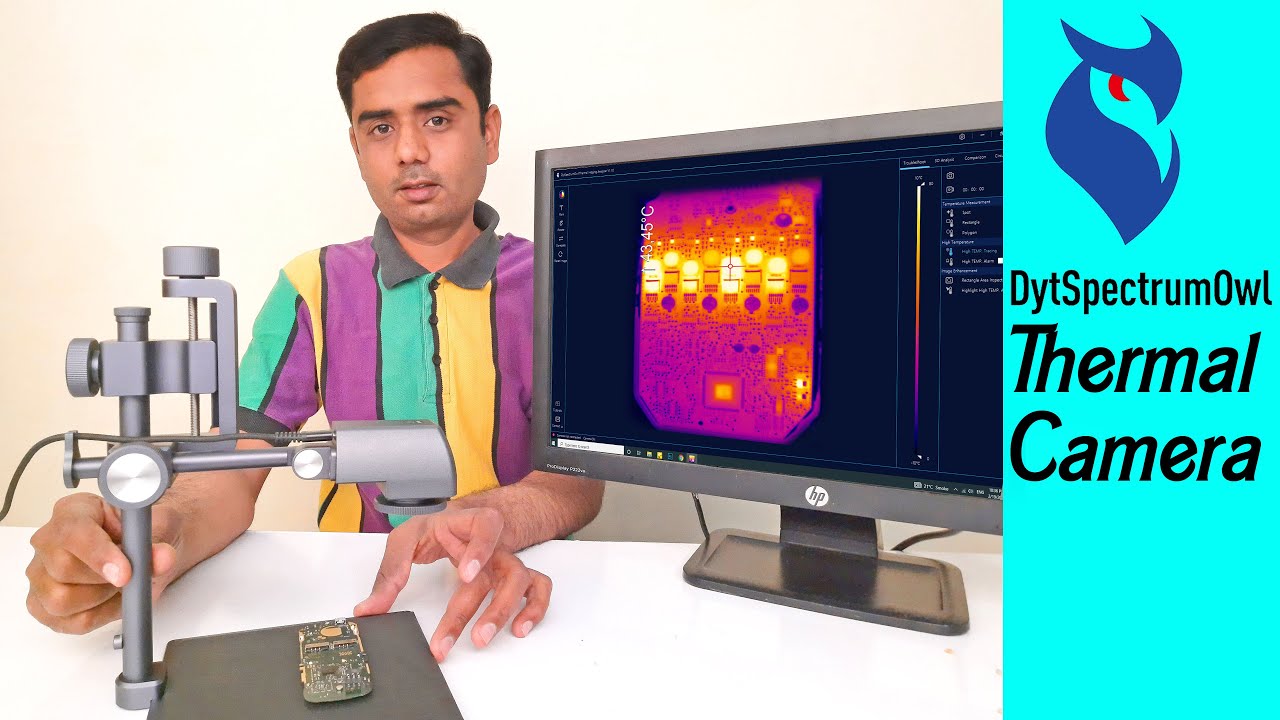 DytSpecturmOwl PCBA thermal analyzer camera for mobile laptop ...