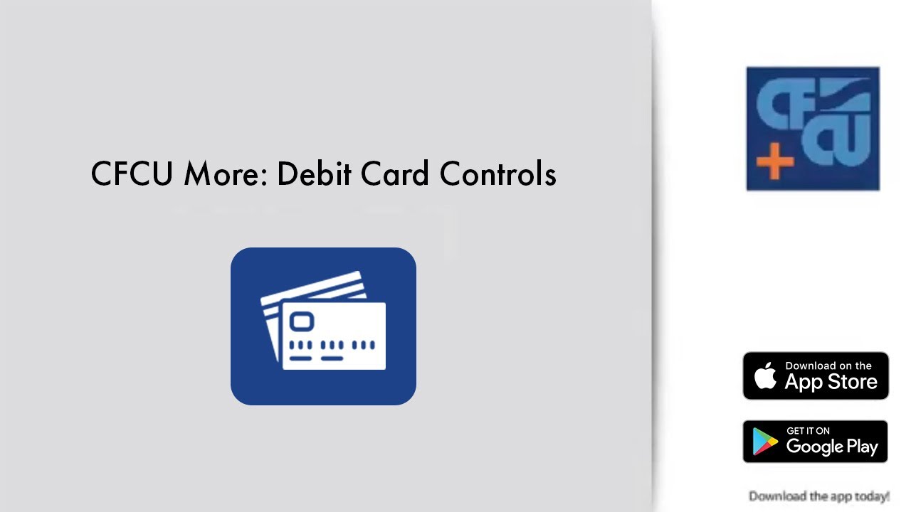 CFCU More Debit Card Controls - YouTube