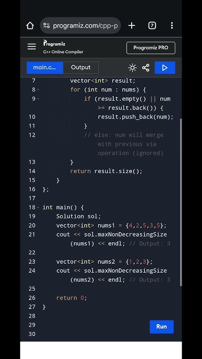 Maximum Size of Non-Decreasing Array | C++ Subarray Replacement Solution - YouTube