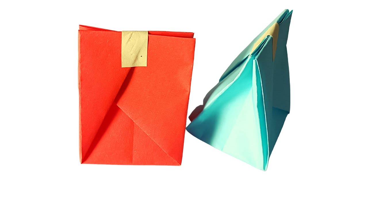 How To Make Origami Gift Gift box - YouTube