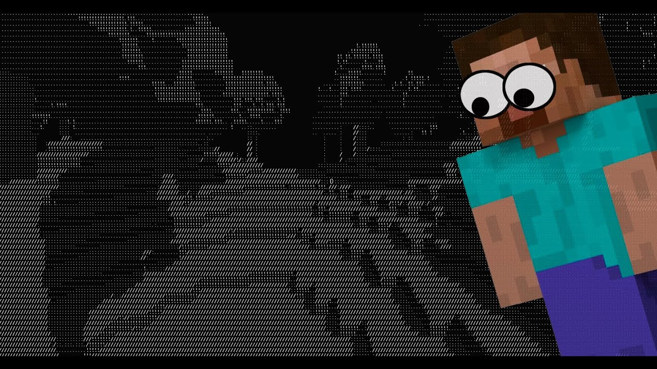 ASCII Minecraft in console: Plasma gun - YouTube