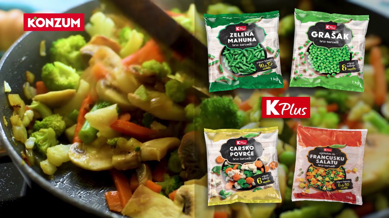 Smrznuto voće i povrće - YouTube