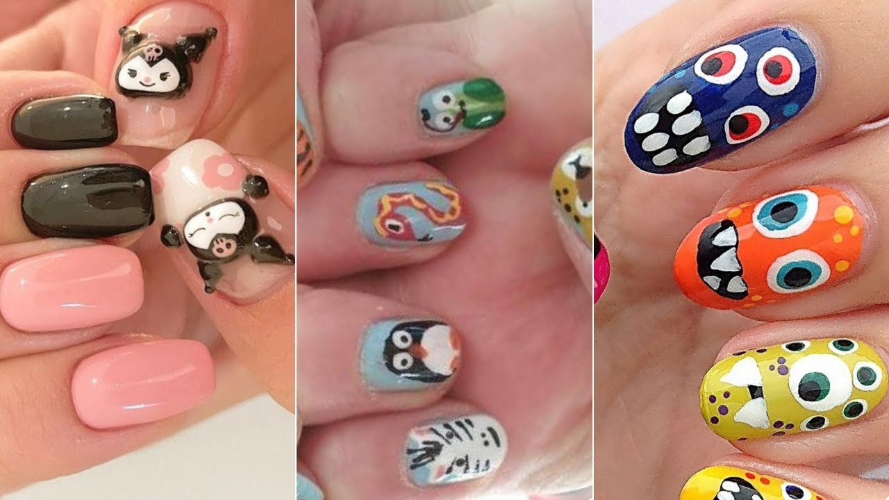30+ Adorable Zoo Animal lovers Nail Art Designs 2023 | Summer nail ...