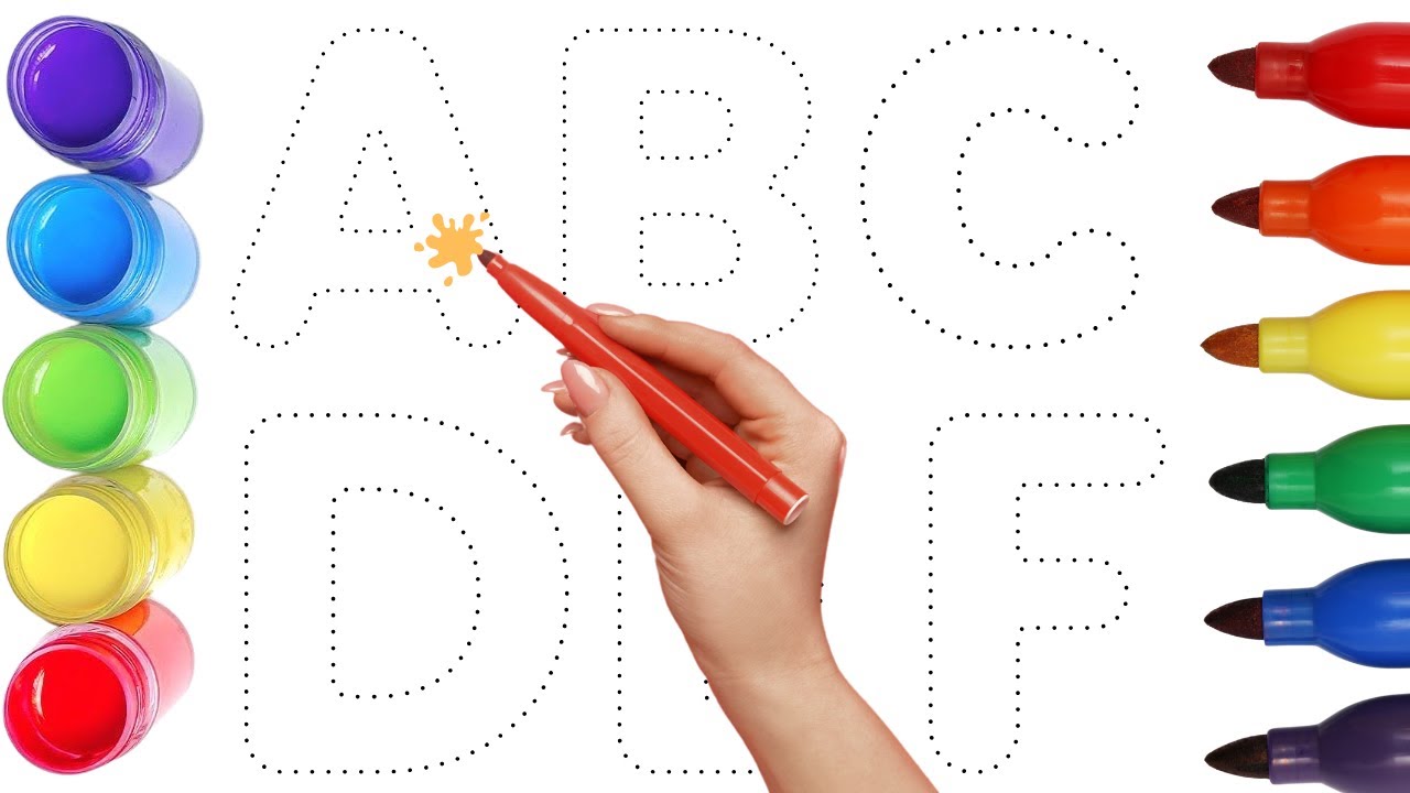 ABC For Kids || Alphabets writing tutorial || Learn Alphabets A to Z ...