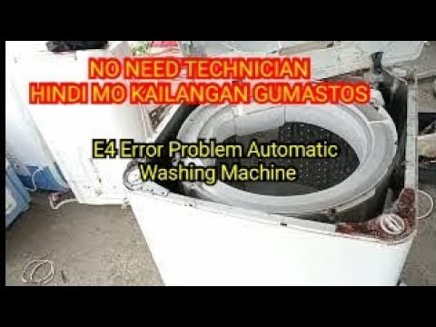 ERROR E4 SHARP AUTOMATIC WASHING NAG OMIDO LANG WALANG GASTOS PAG ...