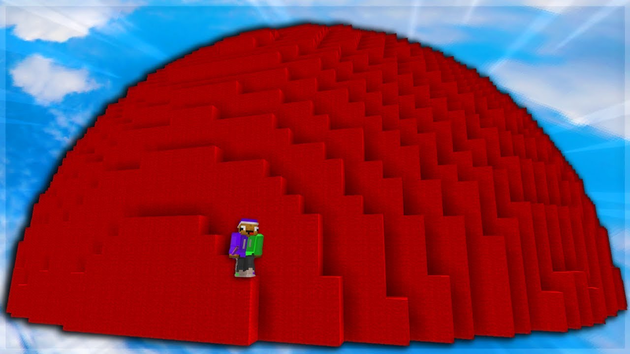 The LARGEST Dome Bed Defense in Bedwars - YouTube