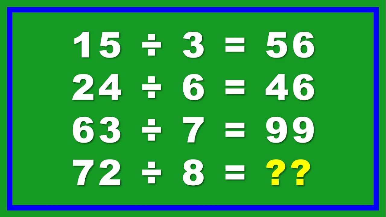 Math Puzzles With Answers Only Genius Can Answer Part 13 - YouTube