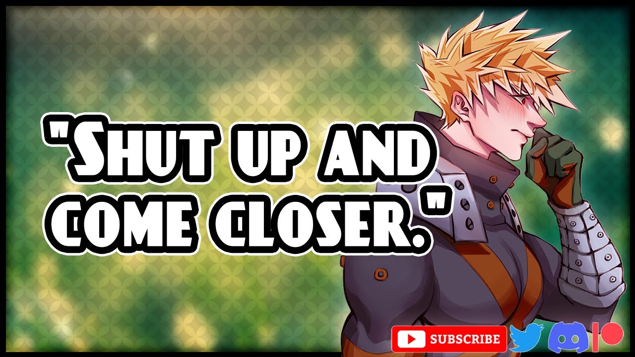 Cuddling with Bakugou - (My Hero Academia) - Anigomi Character Audio ...