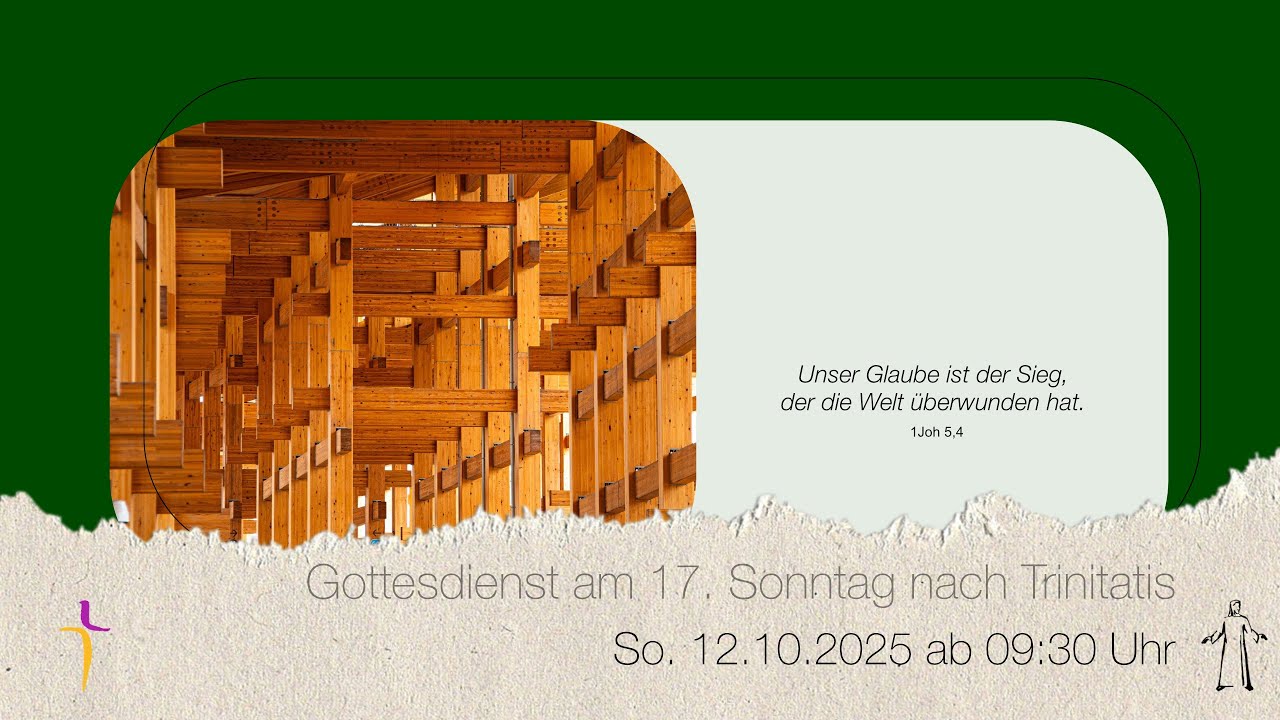 17. Sonntag nach Trinitatis – Jubelhochzeit! – 12.10.2025 - YouTube
