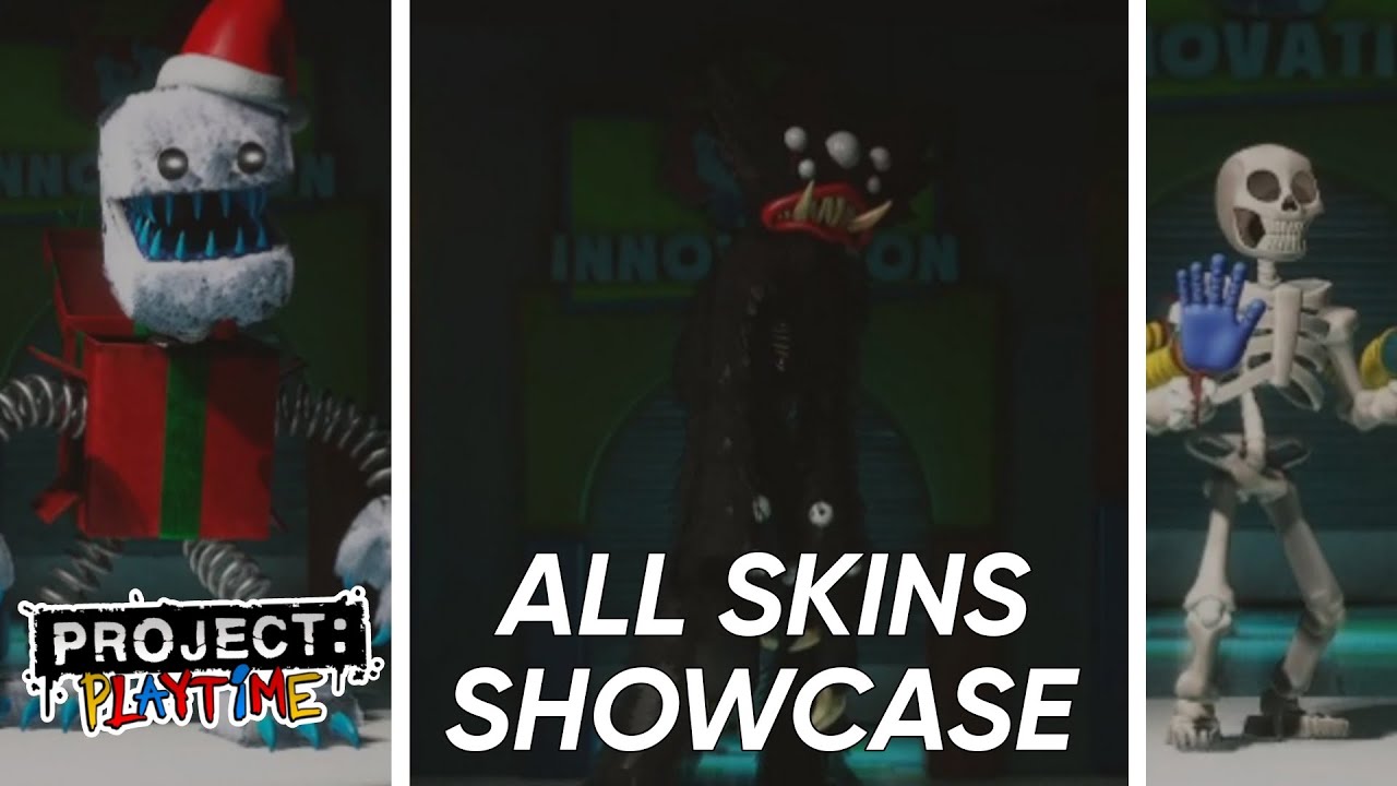 Project: Playtime all skins showcase (Toy Box) - YouTube