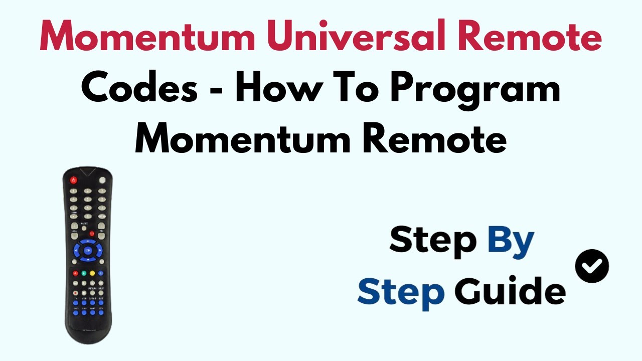 Momentum Universal Remote Codes - How To Program Momentum Remote - YouTube