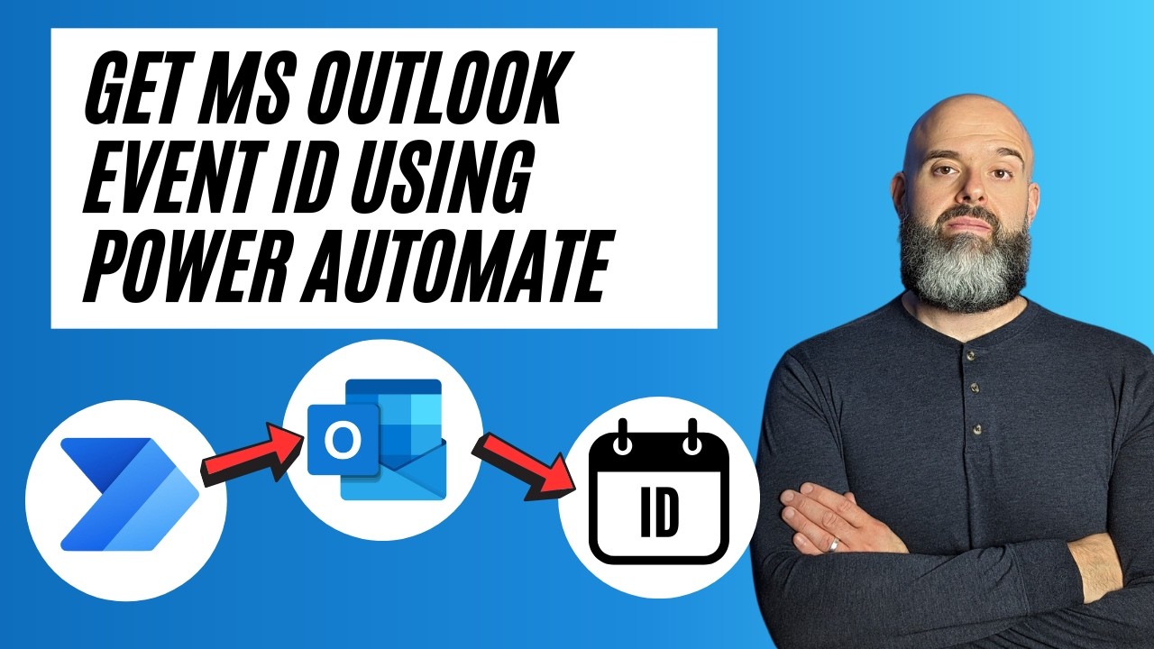How to Find MS Outlook Event ID Using Power Automate - YouTube