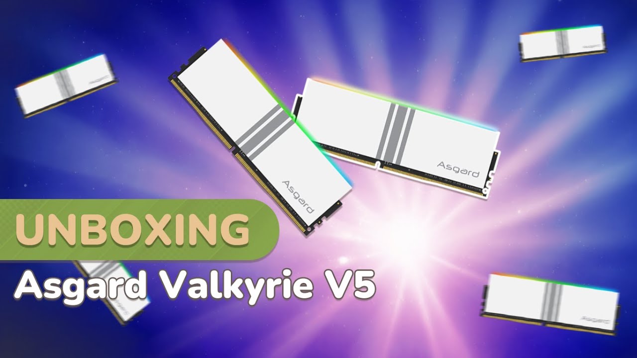 As memórias RGB mais lindas do Aliexpress? Asgard Valkyrie V5 3600MHz, DDR4, CL18 - Unboxing ...