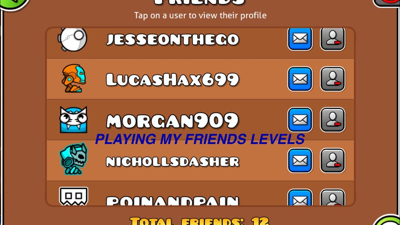 Playing my friends levels - YouTube