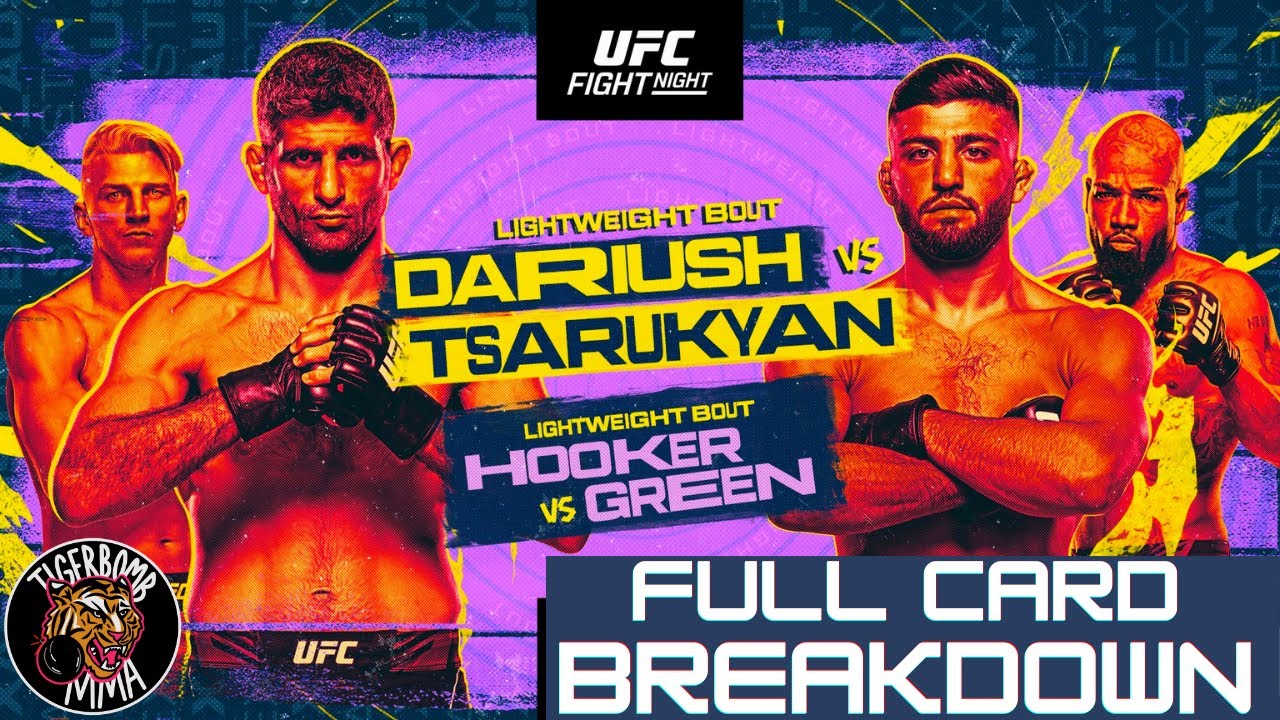 UFC Fight Night 233 - Dariush vs Tsarukyan Full Card Breakdown ...