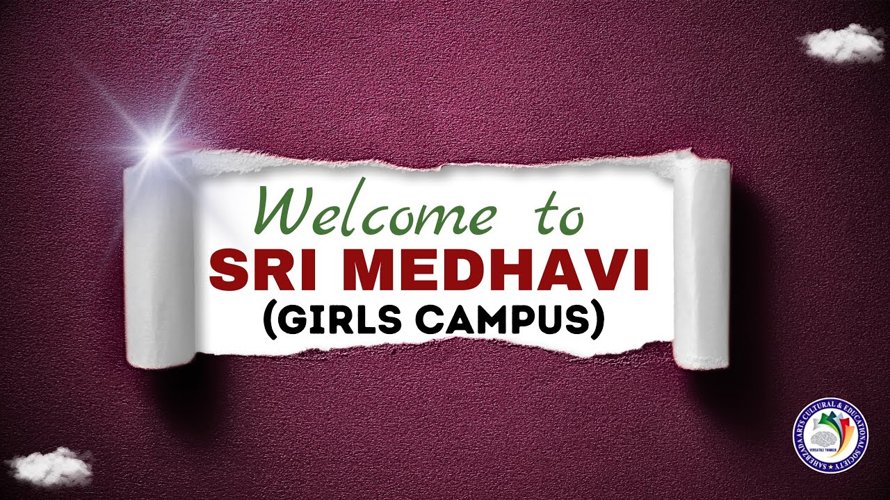 A GLIMPSE TO SRI MEDHAVI #part1 #srimedhavi #girlscampus - YouTube