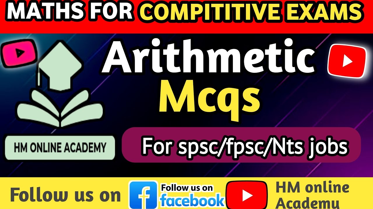 Maths|arithmetic|mathematics mcqs|most important mathematics mcqs for ...