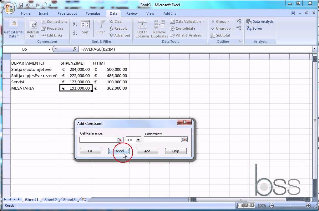 Video mesime per MS Excel, prezantuar nga Besnik Skenderi funksioni ...