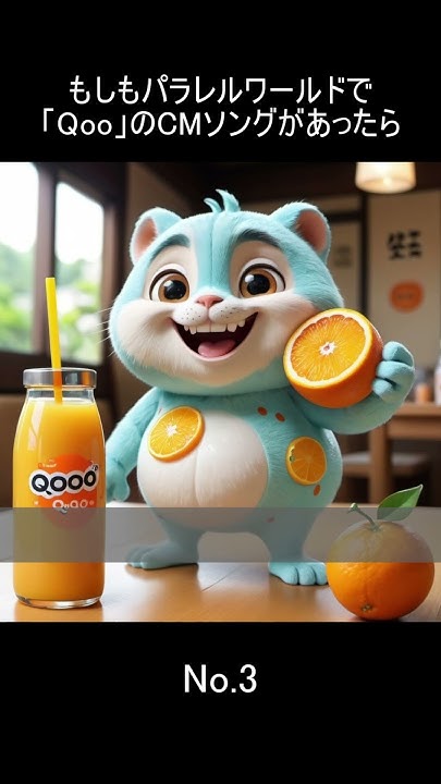 【AI】もしもパラレルワールドで「Qoo」のCMソングがあったら No.3 #shorts #ai - YouTube