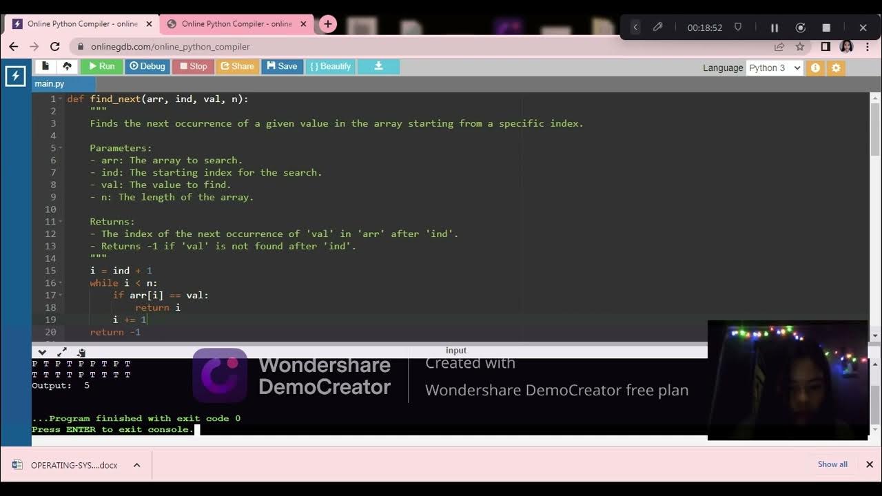 Search Algorithm #Implementing Linear Search and Binary Search#Jpython1 - YouTube