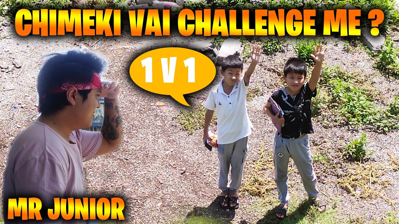 MY CHIMEKI VAI CAME MY HOUSE TO 1V1 ME IN GARENA FREEFIRE | MR JUNIOR - YouTube