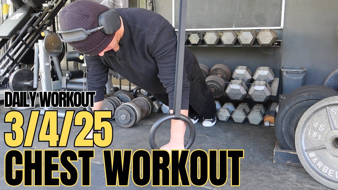 3/4/25 MORNING LIFT - CHEST WORKOUT - YouTube