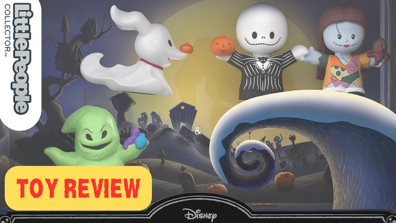 Little People Nightmare Before Christmas Figures (Toy Review) - YouTube
