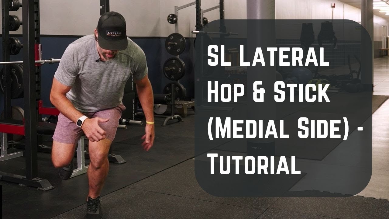 SL Lateral Hop and Stick (Medial Side) - Tutorial - YouTube