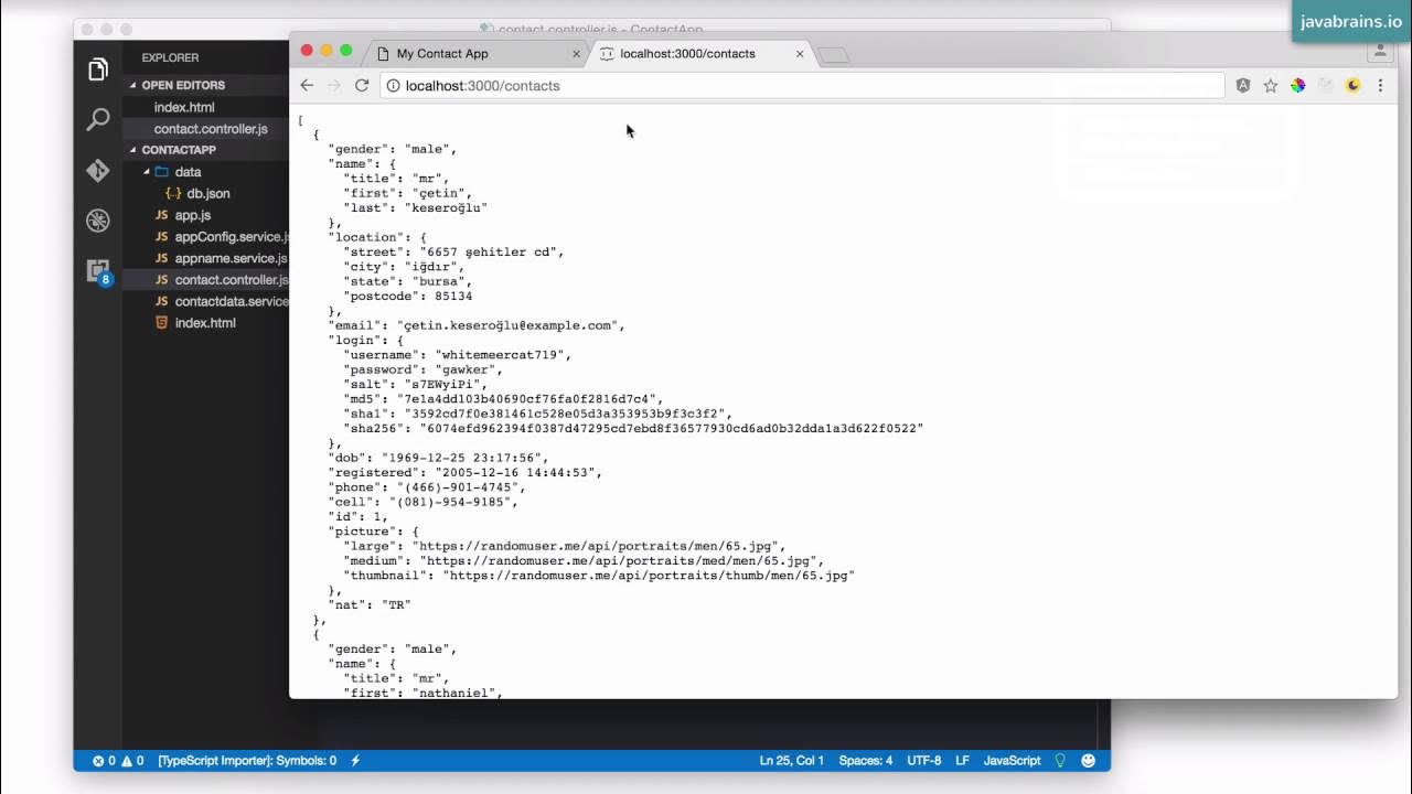 Angular 1 Services In-Depth 15 - Saving updated data using PUT - YouTube