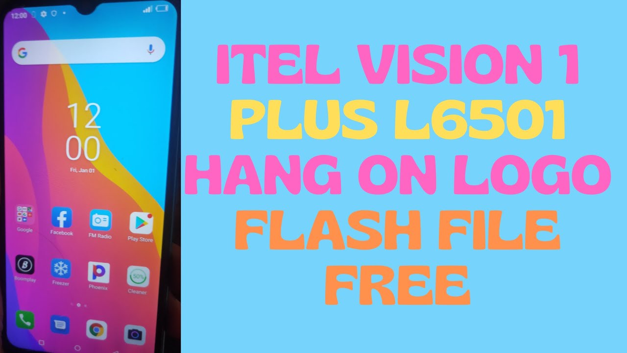 itel vision 1 plus l6501 hang on logo flash file free - YouTube