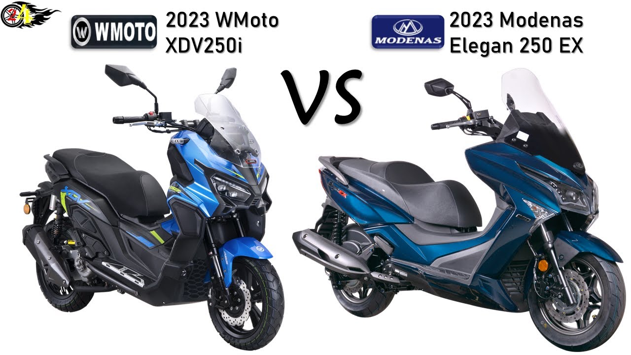#040: 2023 WMoto XDV250i vs 2023 Modenas Elegan 250 EX | Modenas Elegan ...